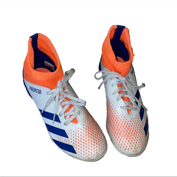 Nike | Shoes | Nike Predator Soccer Turf Cleats 6 White Orange Shoes ...